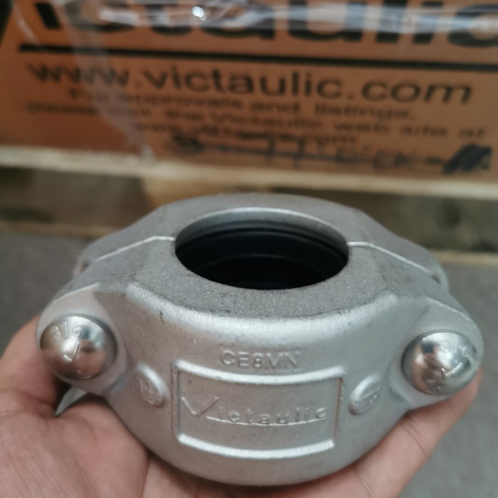 Jual Clamp Victaulic SS Duplex 2.5" CE8MN Style 77DX Flexible Coupling | Shopee Indonesia
