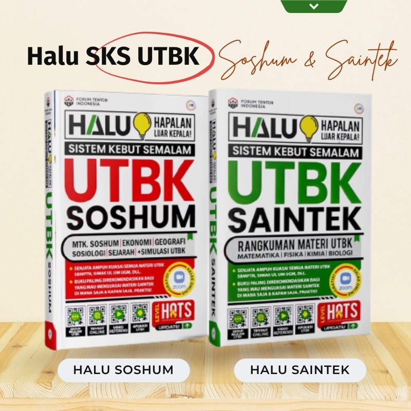 Jual BUKU HALU UTBK SBMPTN SAINTEK & SOSHUM 2022 - RANGKUMAN MATERI UTBK | Shopee Indonesia