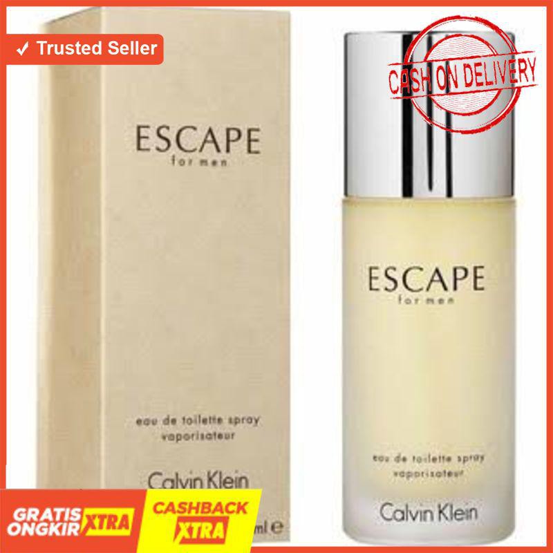 Jual ORIGINAL PARFUM CALVIN KLEIN CK ESCAPE MEN 100ML EDT | Shopee ...