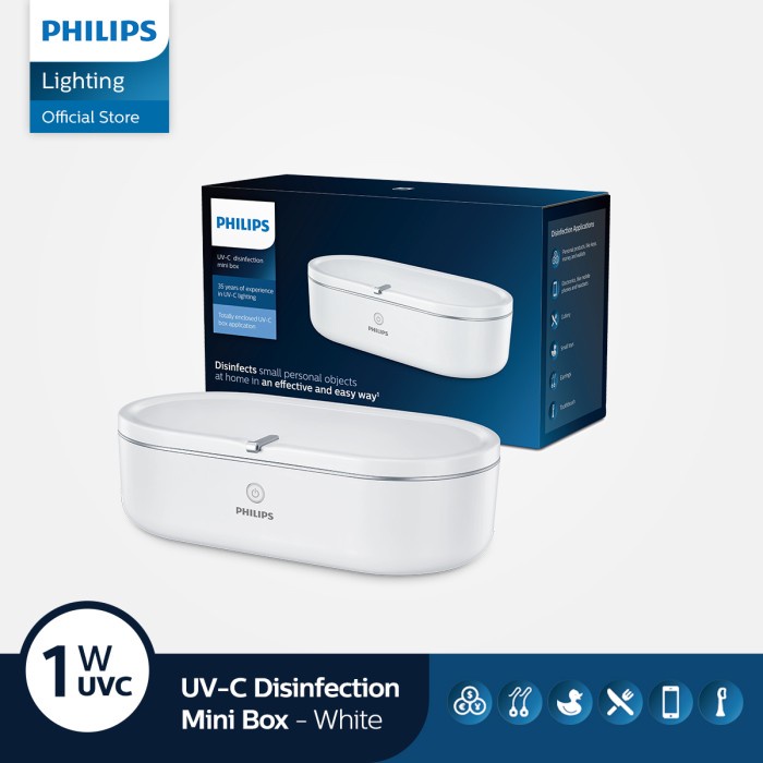 Jual Philips UVC Disinfection Mini Box - White | Shopee Indonesia