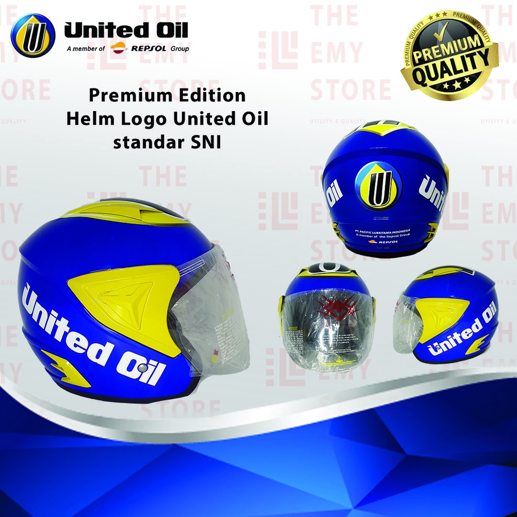 Jual Helm United Oil standar SNI | Shopee Indonesia