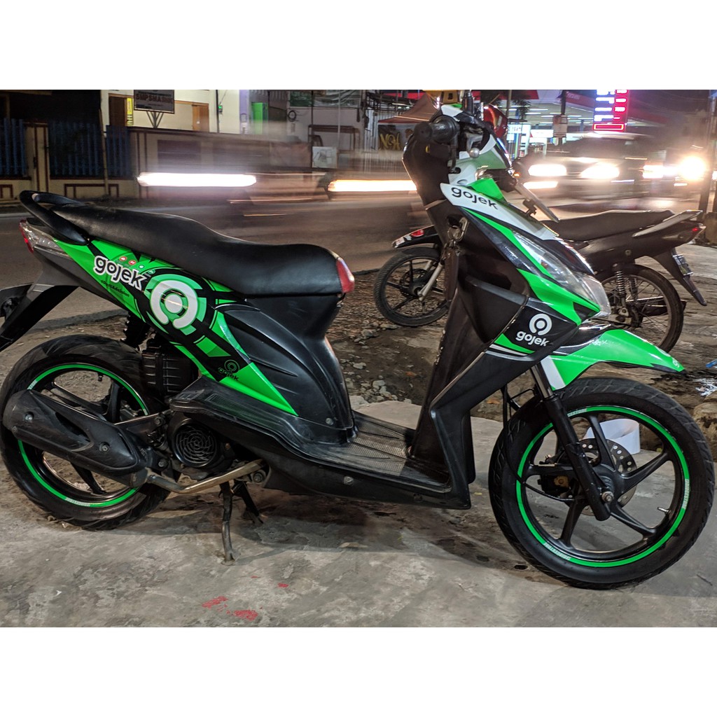Jual Stiker Beat Karbu Decal Full Body Beat Karbu Gojek Motif Premium ...