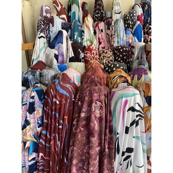Jual KAIN RAYON MOTIF IMPORT PREMIUM/KAIN DASTER RAYON | Shopee Indonesia