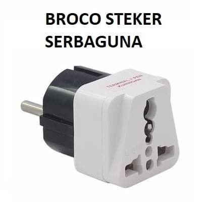 Jual Broco Over Steker Universal 13910 Multi Plug 3P / STEKER BROCO ...