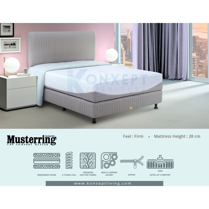 Jual Fachriagro- Musterring Tirana - 120X200 Springbed (Kasur) | Shopee ...