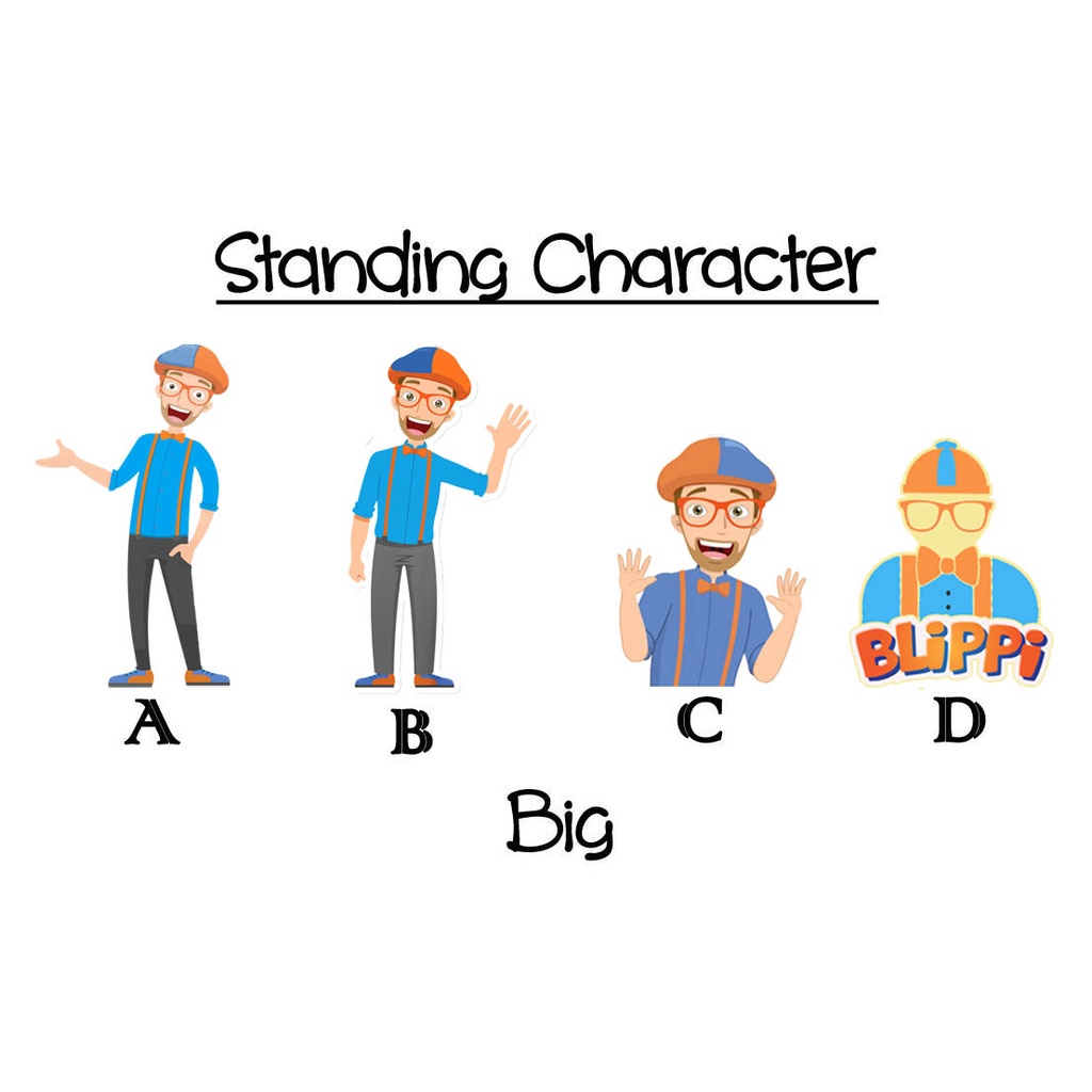 Jual Standing Character Blippi | Shopee Indonesia