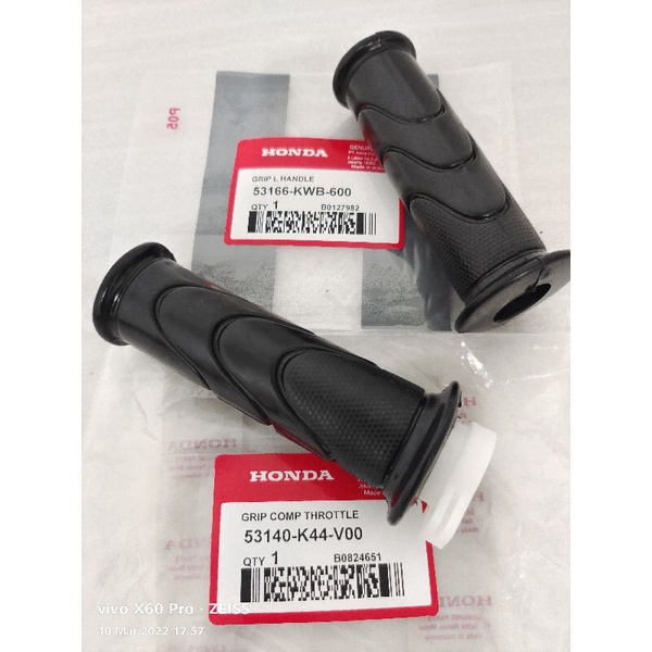 Jual (COD) Hanfat Hanvat hand grip handgrip set kiri kanan Honda Vario ...