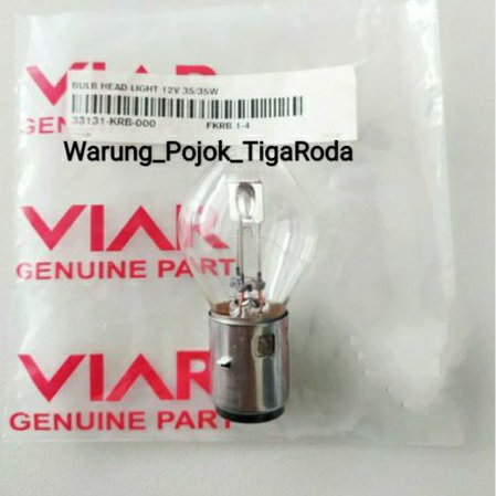Jual bohlam lampu depan roda tiga karya 150cc 200cc 12V 35.36 W karya ...