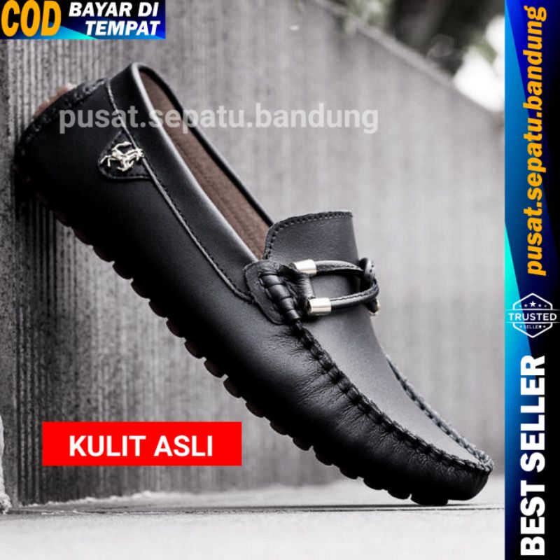 Sepatu Kulit Pria Elegan & Tahan Lama