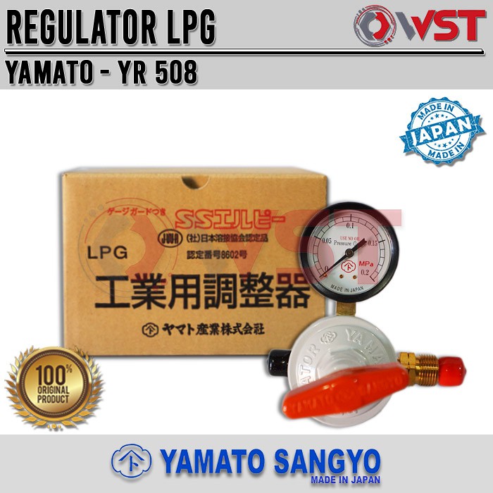 Jual Regulator LPG YAMATO YR-508 Original JAPAN / YR508 | Shopee Indonesia