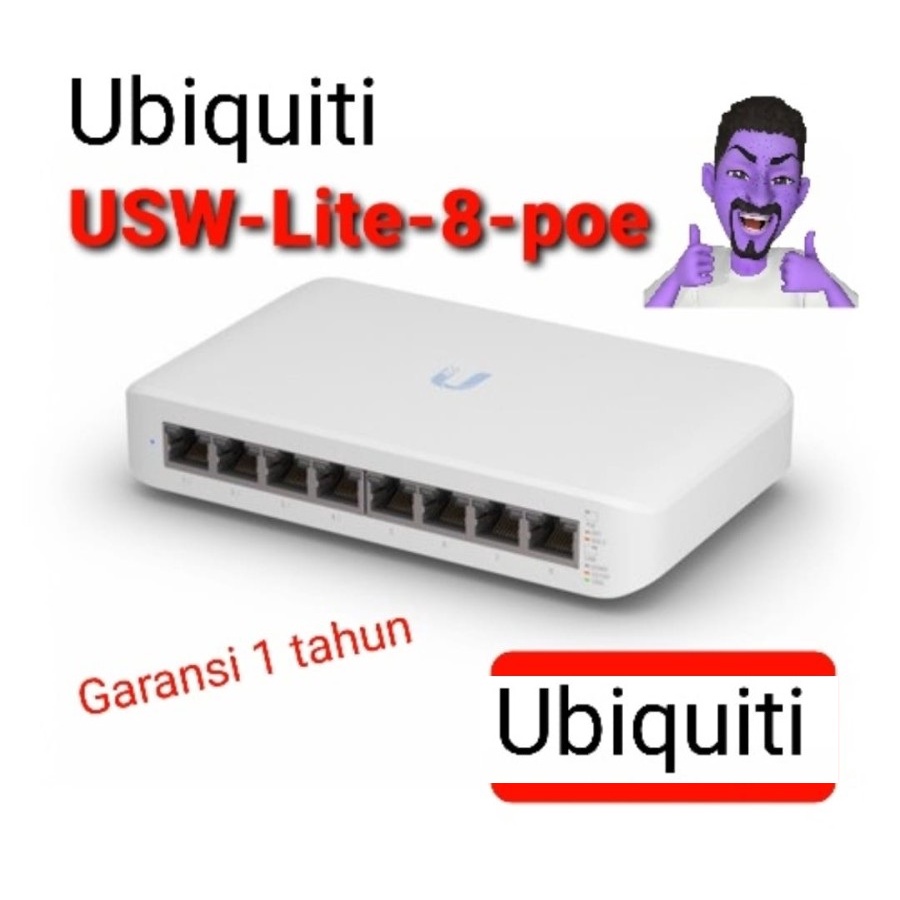 Jual Ubiquiti USW-Lite-8-PoE UniFi Switch Lite 8 PoE | Shopee Indonesia