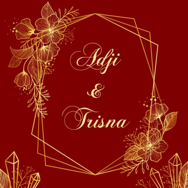 Jual Undangan Digital Video Pernikahan Simple Gold / Digital Wedding ...