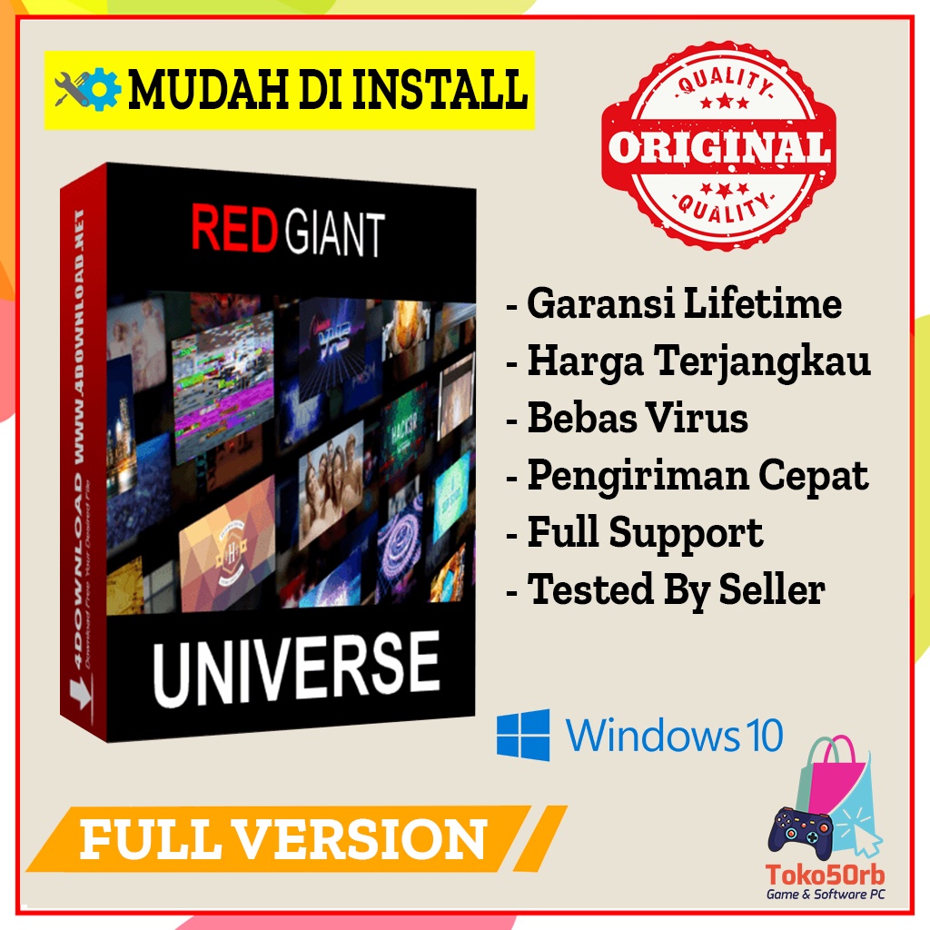 Jual Plugin Premiere Pro & After Effects: Red Giant Universe 3 [WIN] | Shopee Indonesia