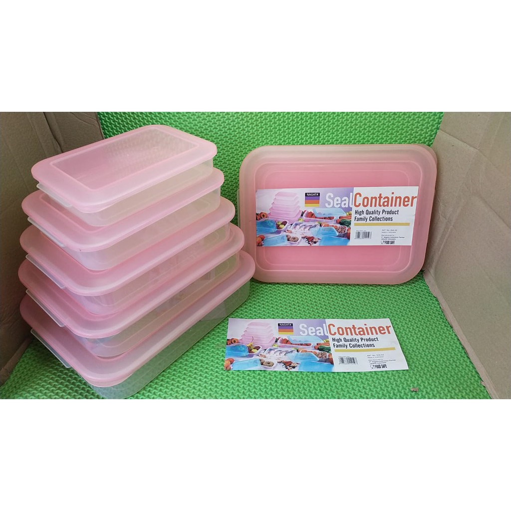 Jual Tempat makan persegi Seal container / Nagata / Plastik | Shopee ...