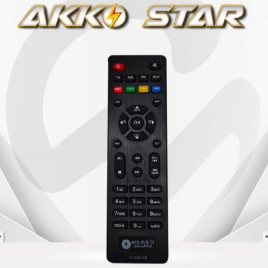 Jual REMOTE SET TOP BOX DVB-T2 langsung pakai tanpa program remot ...
