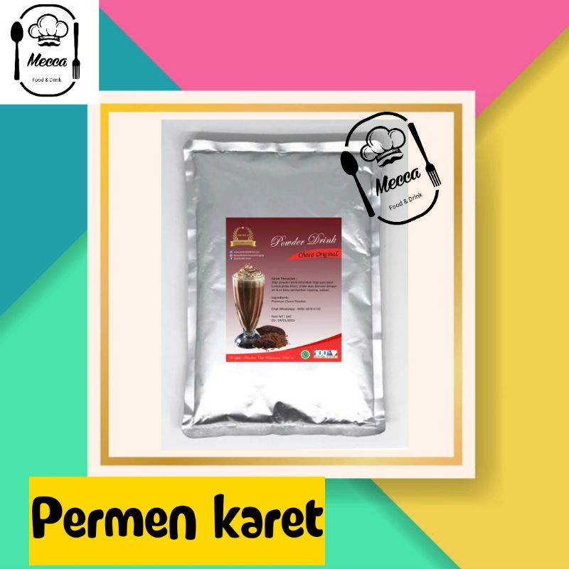 Jual minuman bubuk rasa permen karet 1kg | Shopee Indonesia