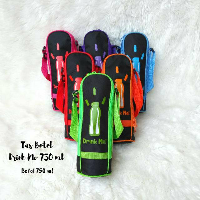 Jual tas Eco Botol DRINK ME Uk 750 ml/Tas botol/manasik haji | Shopee ...