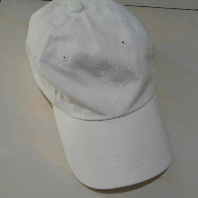 Jual Topi second original putih polos | Shopee Indonesia