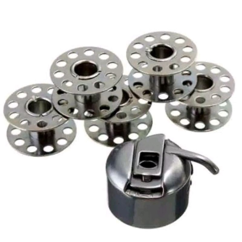 Jual 1 Sekoci + 5 Spull mesin hitam/butterfly/singer | Shopee Indonesia