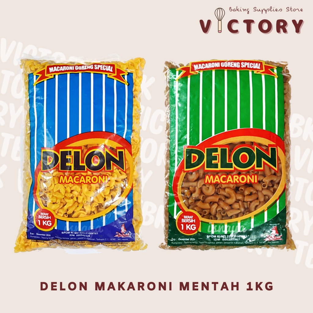 Jual DELON Makaroni Mentah 1KG - Makaroni Goreng Bantat/Mekar | Shopee ...