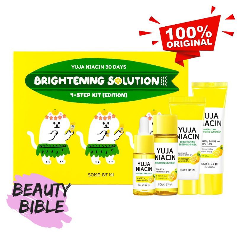 Jual SOMEBYMI Yuja Niacin 30Days Brightening Solution 4-STEP Kit ...