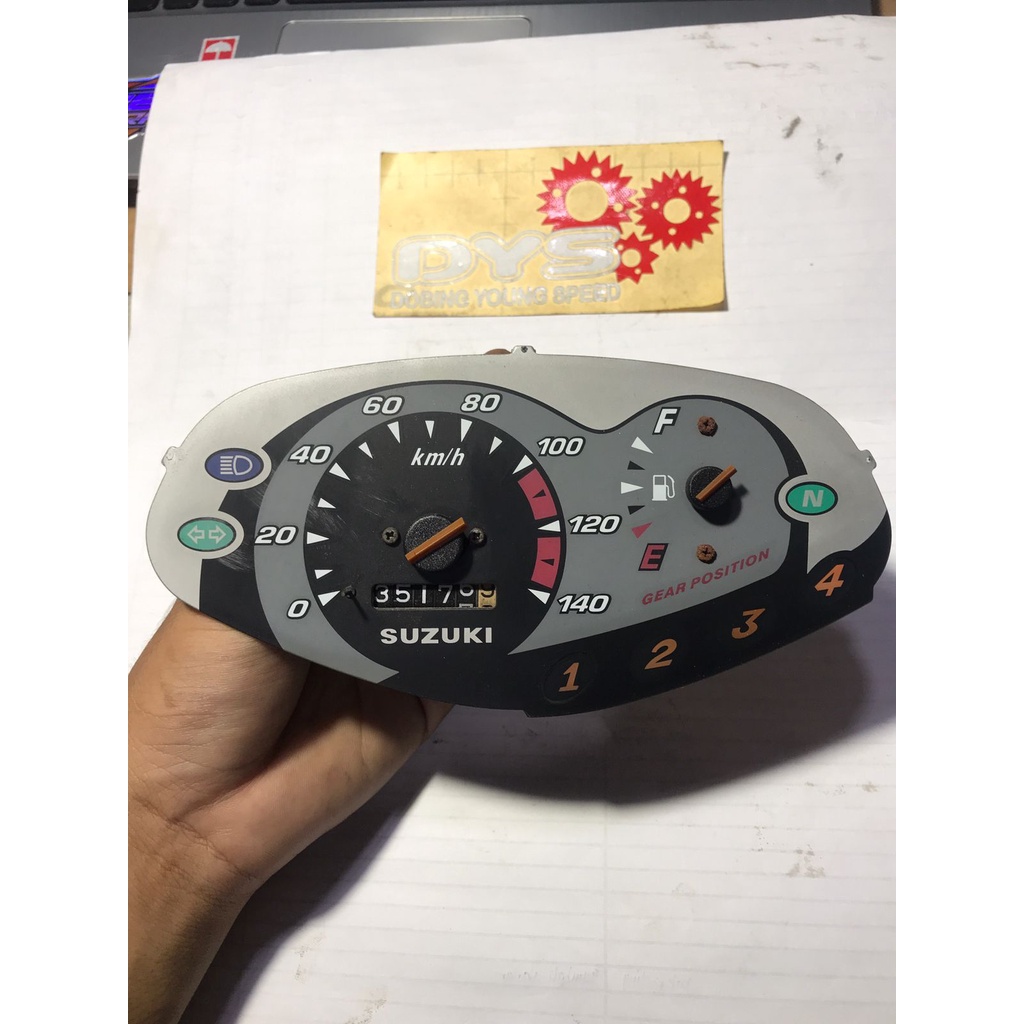 Jual Papan indikator speedometer spedo Suzuki Smash lama old | Shopee ...