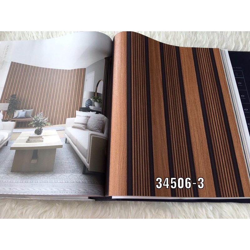 Jual Wallpaper Dinding Motif Ukiran Kayu 3D Korea Mate | Shopee Indonesia