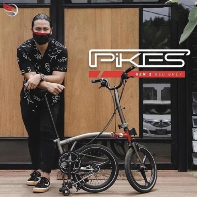 Jual Sepeda Lipat Element Pikes Gen 2 Cj Series Bonus Tas Helm Toolkit ...