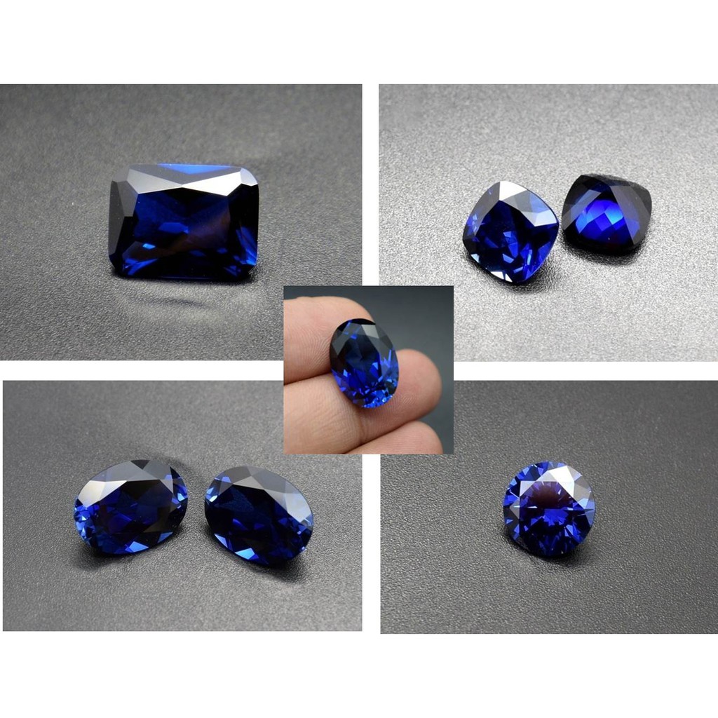 Jual Premium Quality Permata Biru safir sapir Blue Sapphire kualitas ...