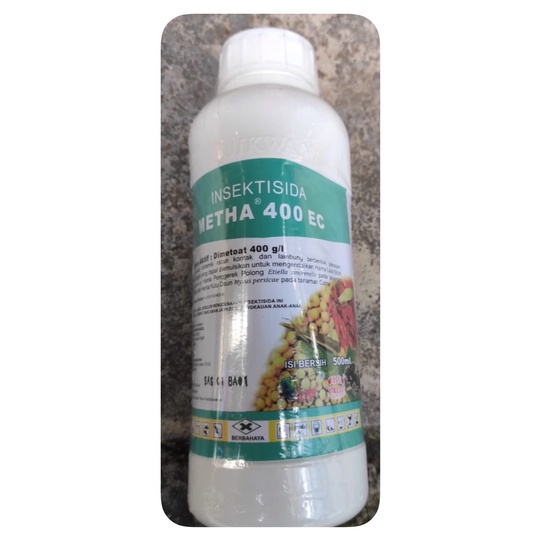 Jual insektisida METHA 400EC isi 500Ml | Shopee Indonesia