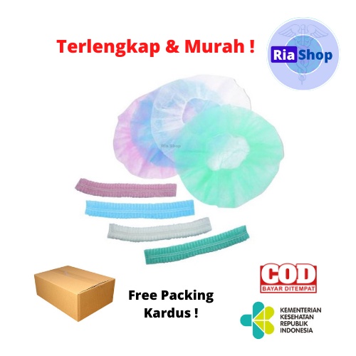 Jual ECERAN NURSE CAP ONEMED | PENUTUP KEPALA PERAWAT | TUTUP KEPALA ...