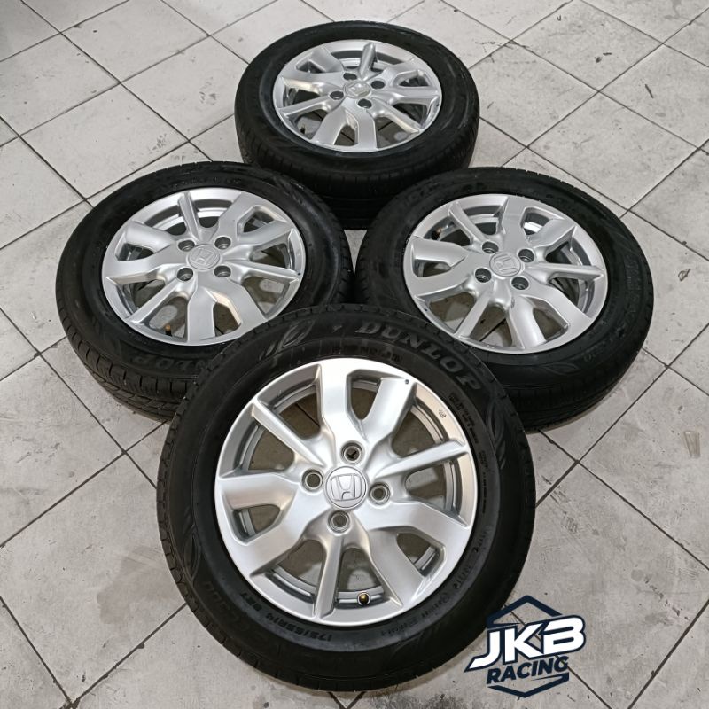 Jual Velg Mobil Racing Bekas Oem New Brio Ring 14 pcd 4x100 + Ban 175 65 R14 | Shopee Indonesia