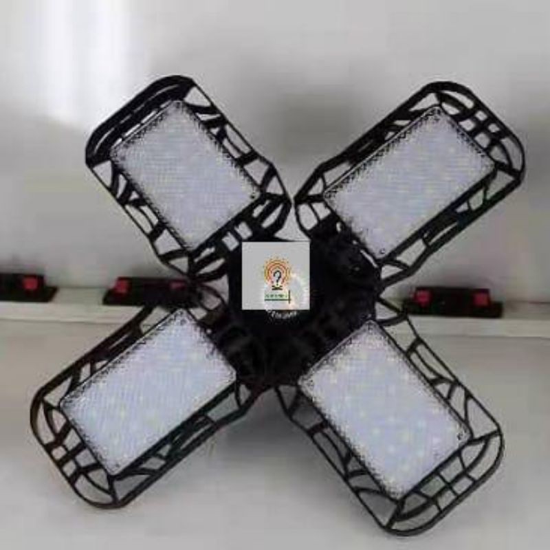 Jual Lampu LED 55W & 60W Model Kipas Bisa Dilipat Fan Blade | Shopee ...