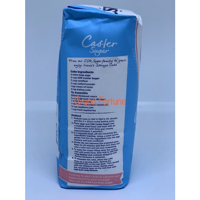 Jual GULA PREMIUM CSR CASTER SUGAR 1KG | Shopee Indonesia