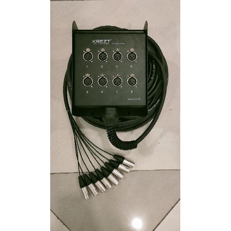 Jual Kabel Snake Isi 8 Apollo Box Krezt 8 Channel 5 Meter | Shopee ...