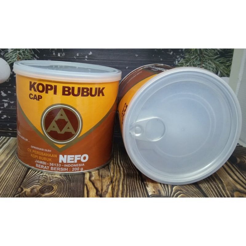 Jual Kopi AAA tin 200gr / KOPI AAA NEFO | Shopee Indonesia
