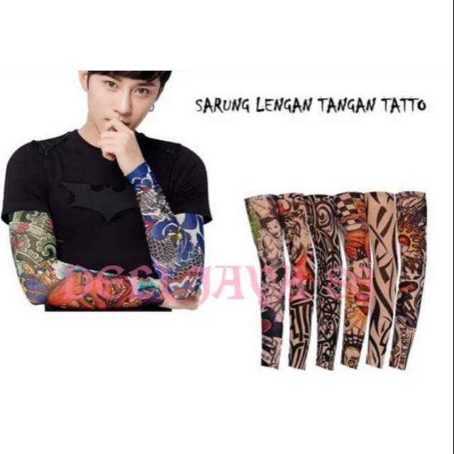 Jual Sarung Lengan Tangan Tatto - Manset Tangan Motif Tato | Shopee ...