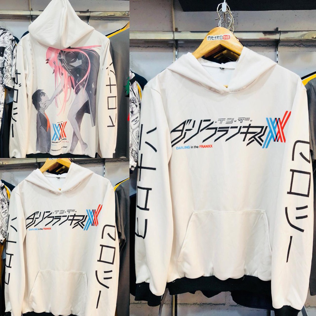 Jual Sweater Zero Two Darling in the Franxx Cream | Shopee Indonesia