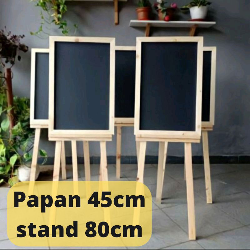 Jual blackboard papan tulis kapur + stand / Papan Tulis Cafe / Dekor ...