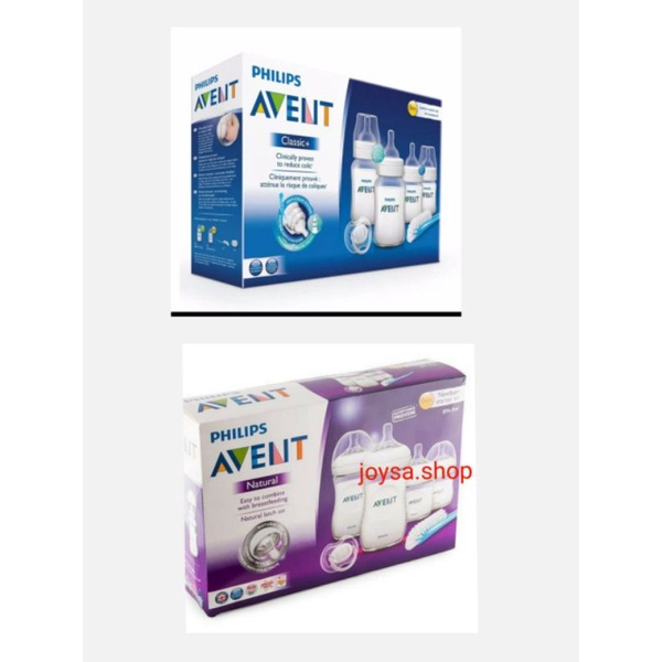 Jual Philips Avent Botol Susu Classic Newborn Set/ Natural Newborn Set ...