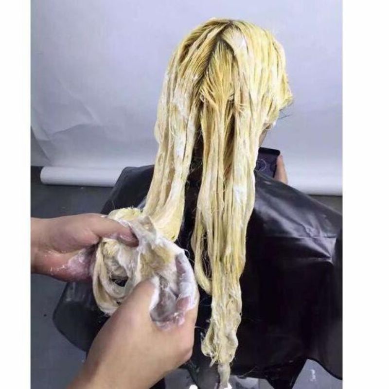 Jual (Bubuk Putih) BLEACH KOREAN Powder + Developer L'OREAL | Bleaching ...