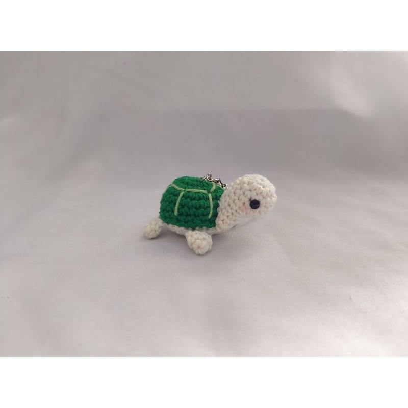 Jual Amigurumi kura-kura mini boneka rajut gantungan kunci | Shopee ...