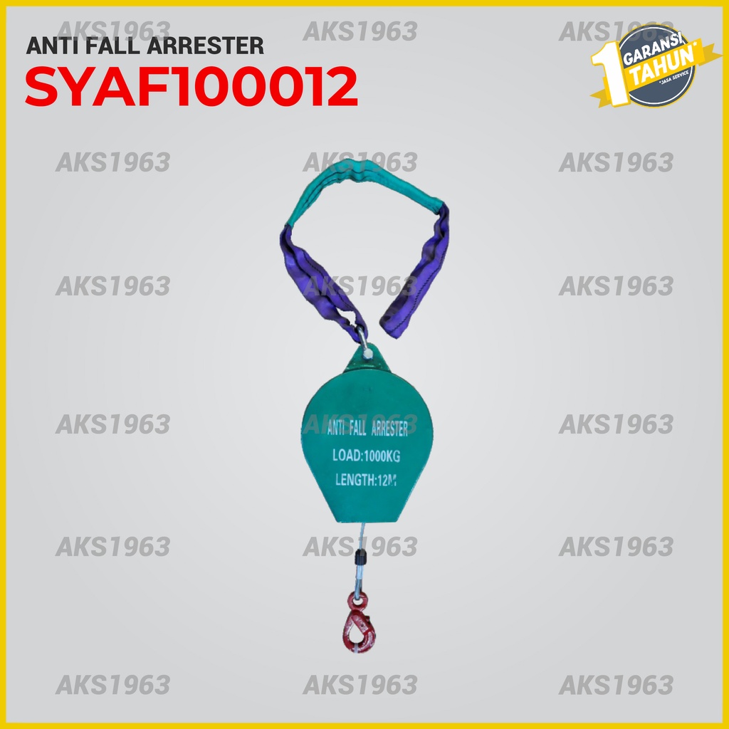 Jual Tali Pengaman Anti Jatuh Fall Arrester Retractable Lifeline Safety ...