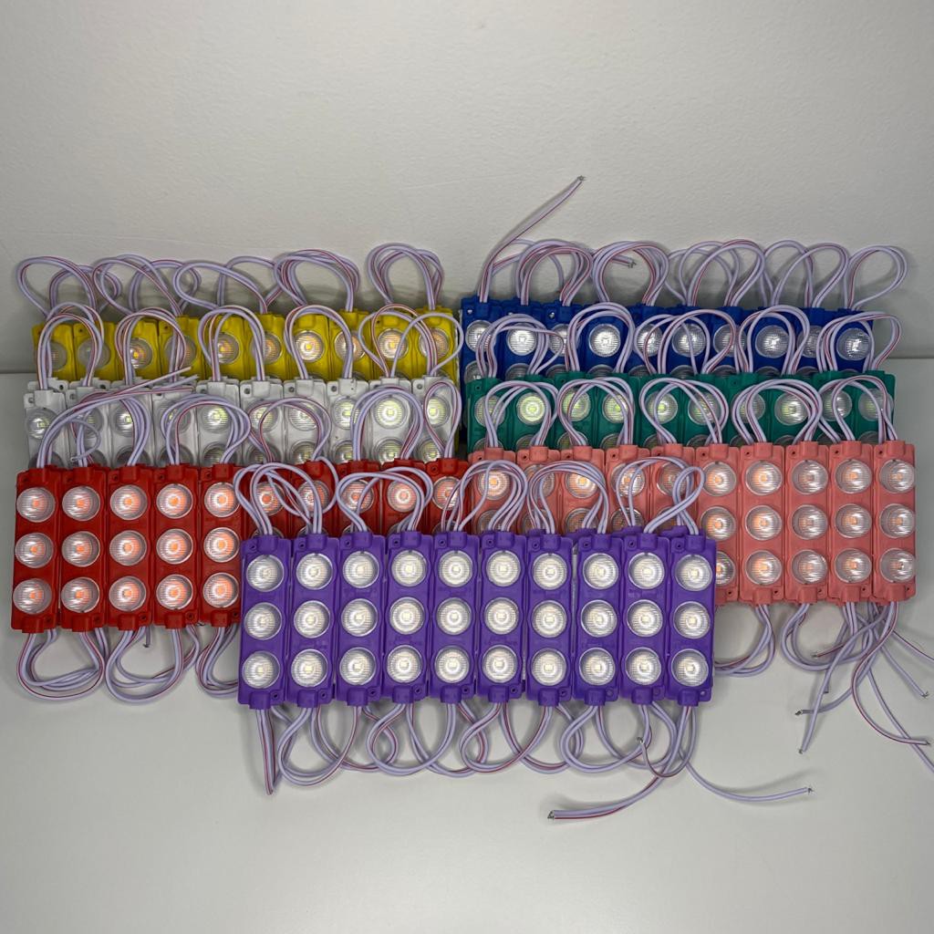 Jual Lampu LED Module 3 Watt 24 Volt 12 Volt / LED Modul 3 Mata Besar 3W 24V 12V | Shopee Indonesia