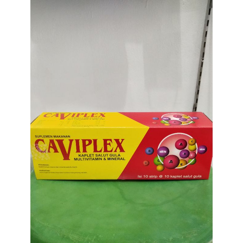 Jual Caviplex Tablet Salut Gula - Multivitamin [Strip 10 Tablet ...