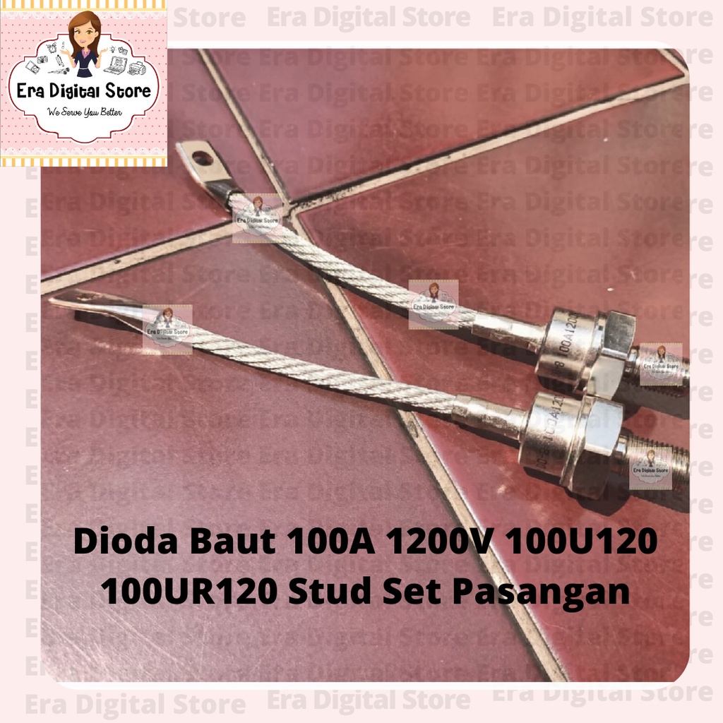 Jual Dioda Diode Baut 100A 1200V 100UR120 100U120 Stud Set Pasangan ...