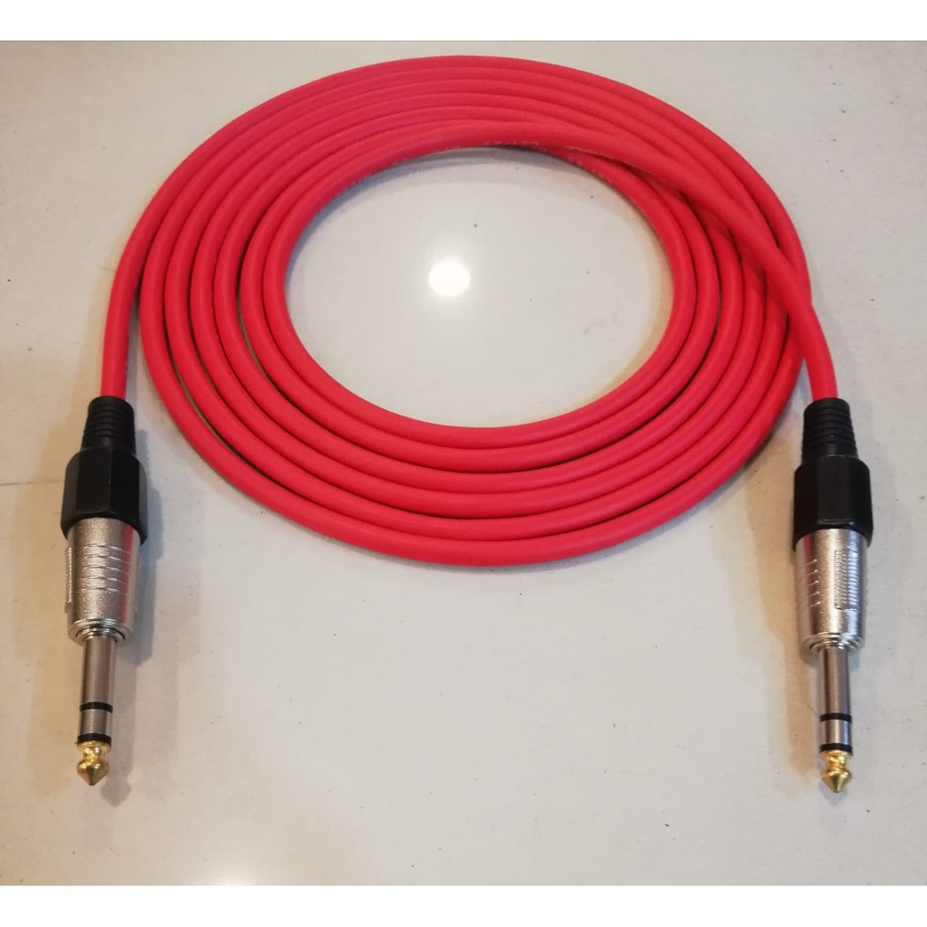 Jual Kabel jack trs stereo kabel jack akai 6,5 stereo 7 meter | Shopee ...