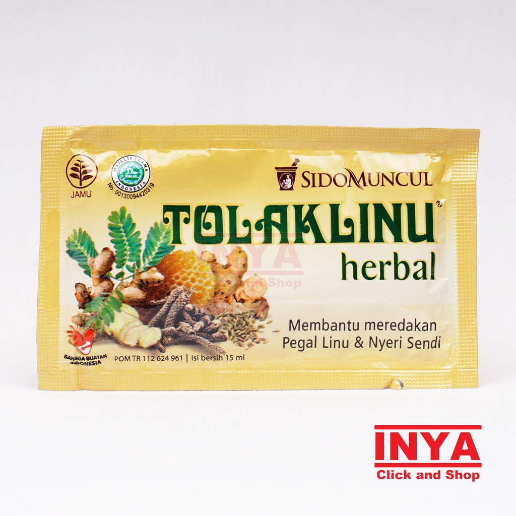 Jual TOLAK LINU HERBAL SIDO MUNCUL 15ml SACHET - Jamu | Shopee Indonesia