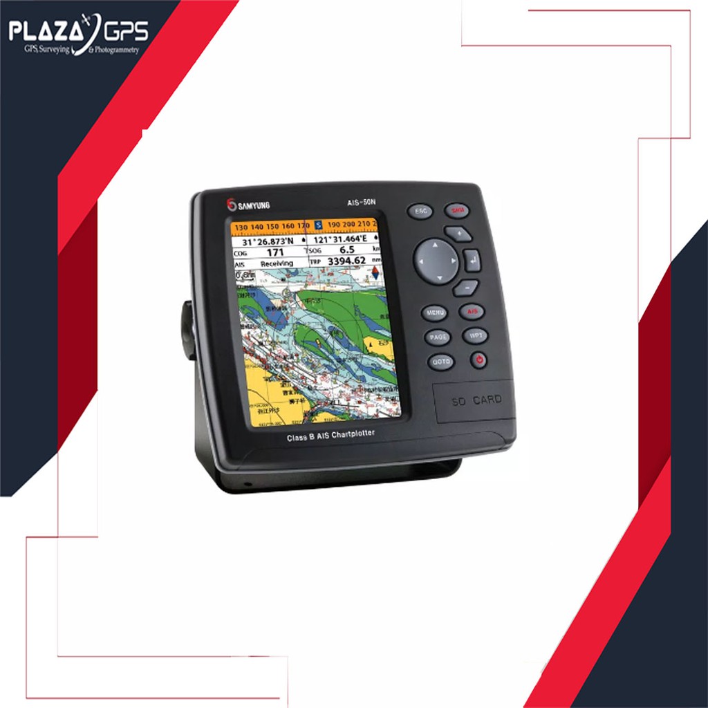 Jual SAMYUNG CLASS B AIS CHART PLOTTER AIS 50N / AIS 50-N With Antena VHF Marine Sky2 | Shopee ...