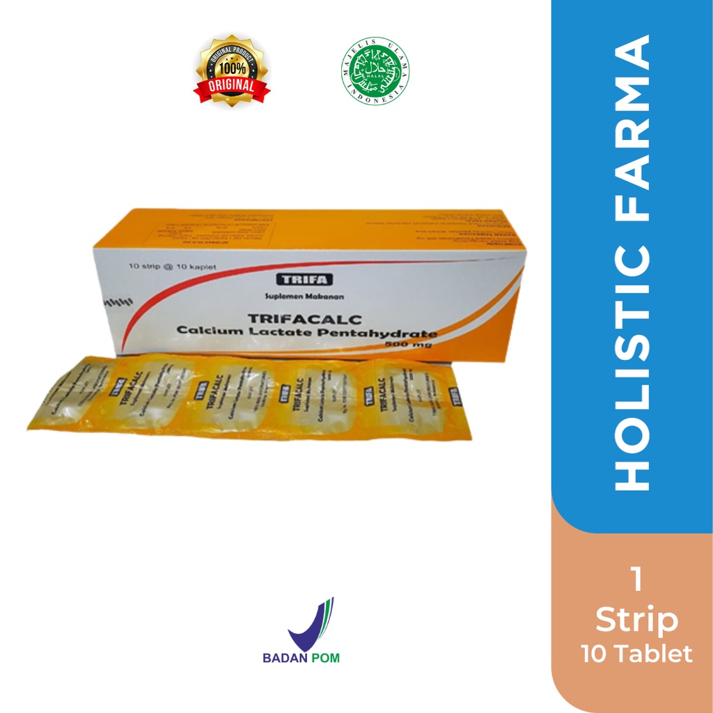 Jual Trifacalc Suplemen Makanan Strip @10 Tablet | Shopee Indonesia